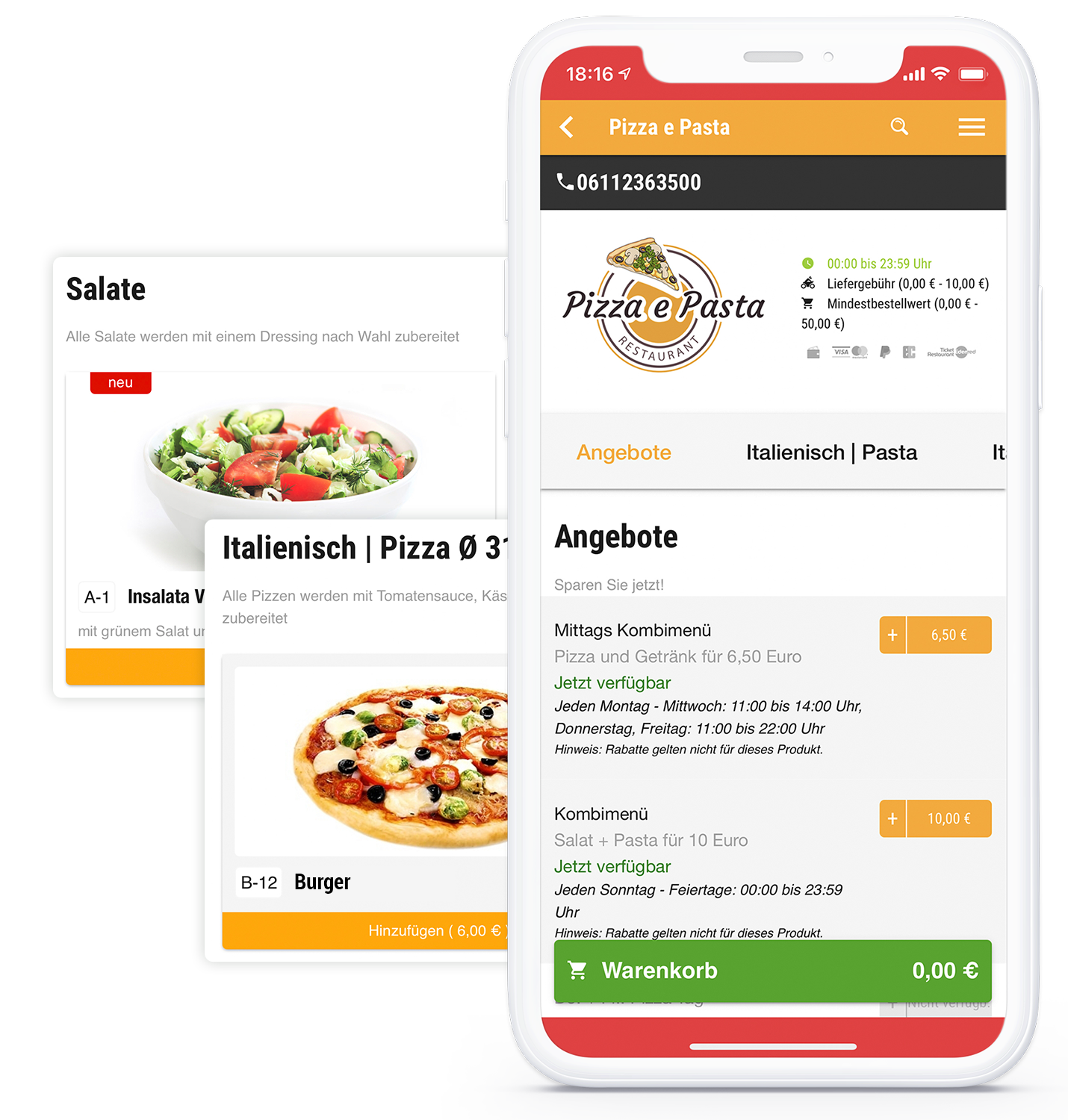 App Shop für Lieferdienste | unabhängig mit order smart